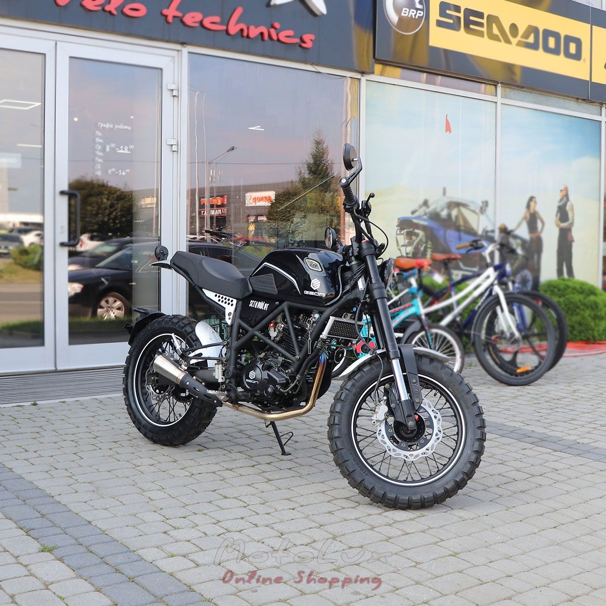 Road motorcycle Geon Scrambler 250, black, 2023 buy for 1 845€ in ...