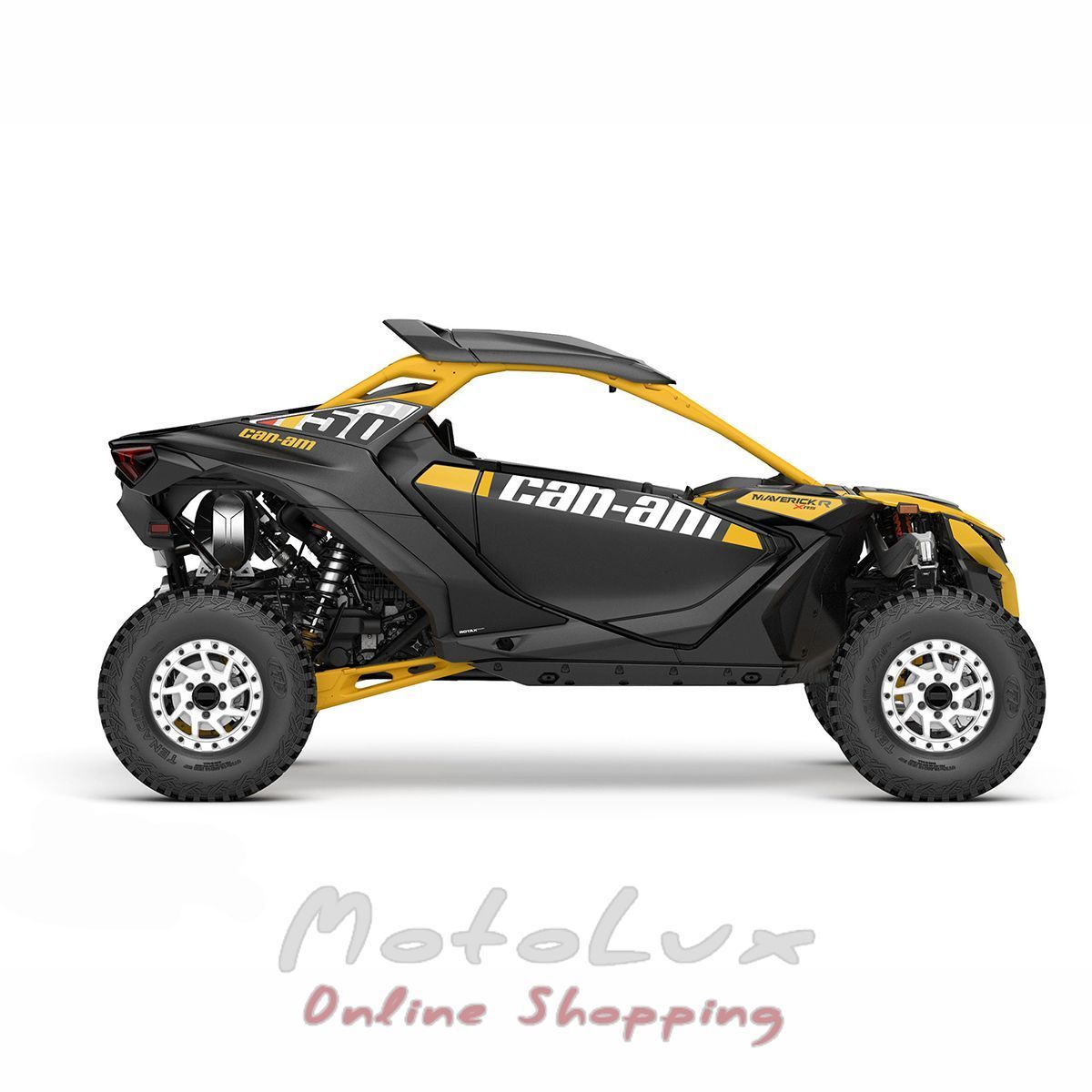 Terepjáró BRP Maverick R X RS 999T DCT SAS, Carbon Black & Neo Yellow ...