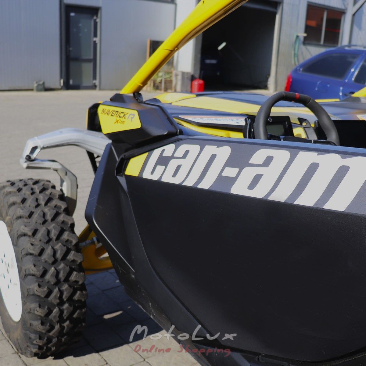 ATV BRP Maverick R X RS 999T DCT SAS, Carbon Black & Neo Yellow, 2024 ...