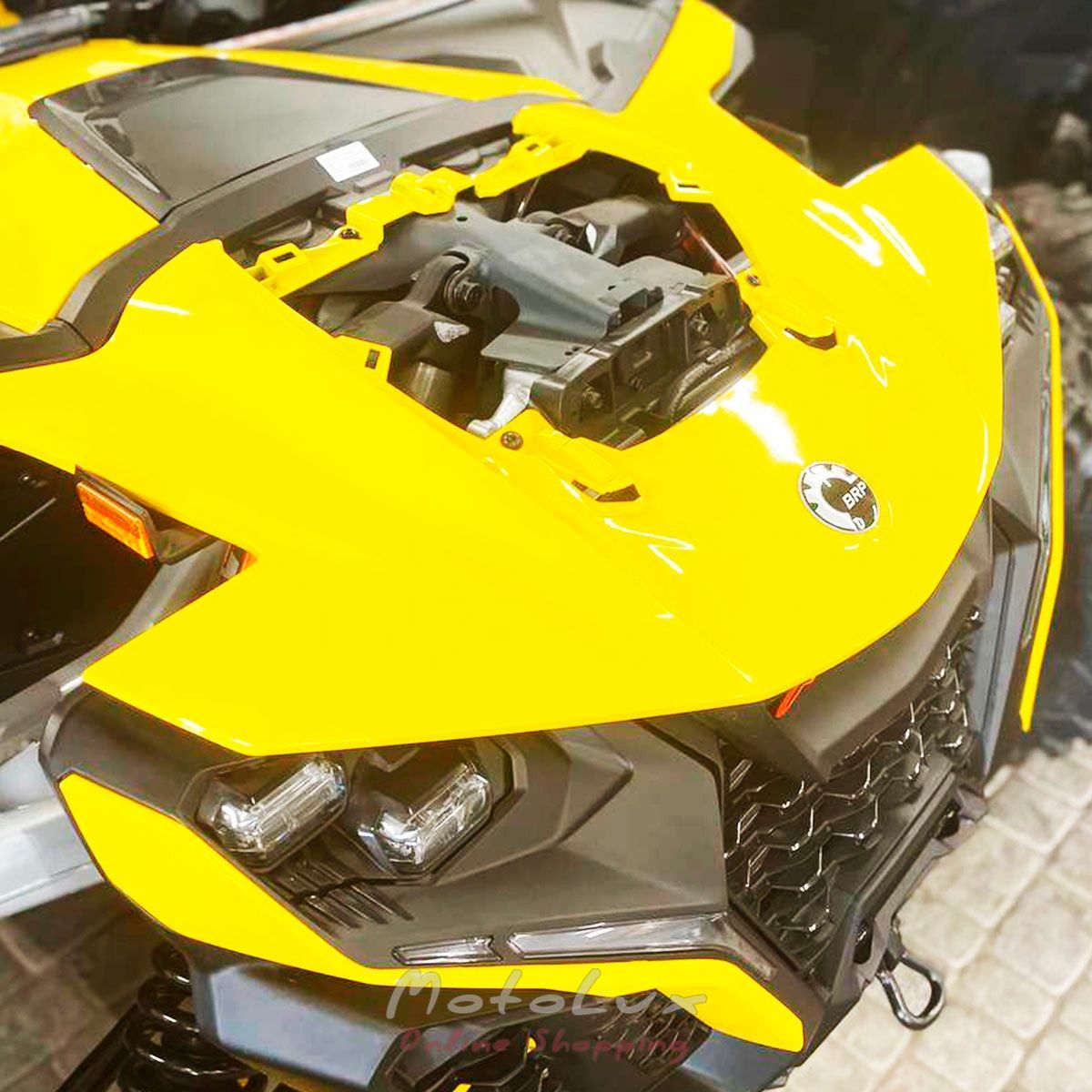 ATV BRP Maverick R X RS 999T DCT SAS, Carbon Black & Neo Yellow, 2024 ...