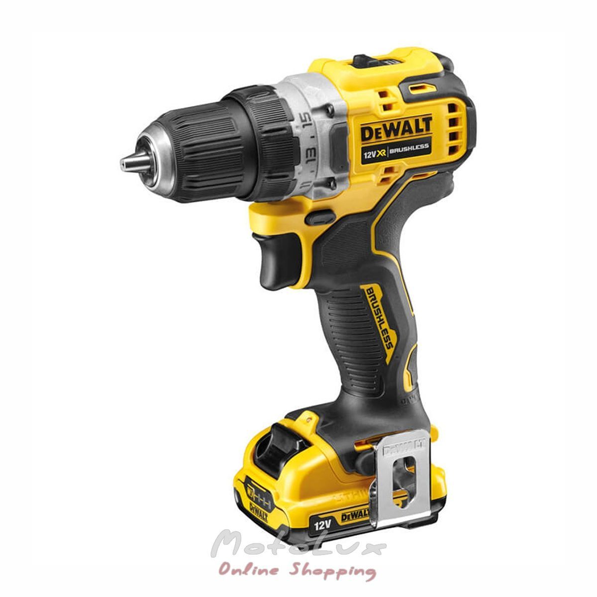 Дрель шуруповерт аккумуляторная безщеточная ударная DeWALT DCD706D2 ...