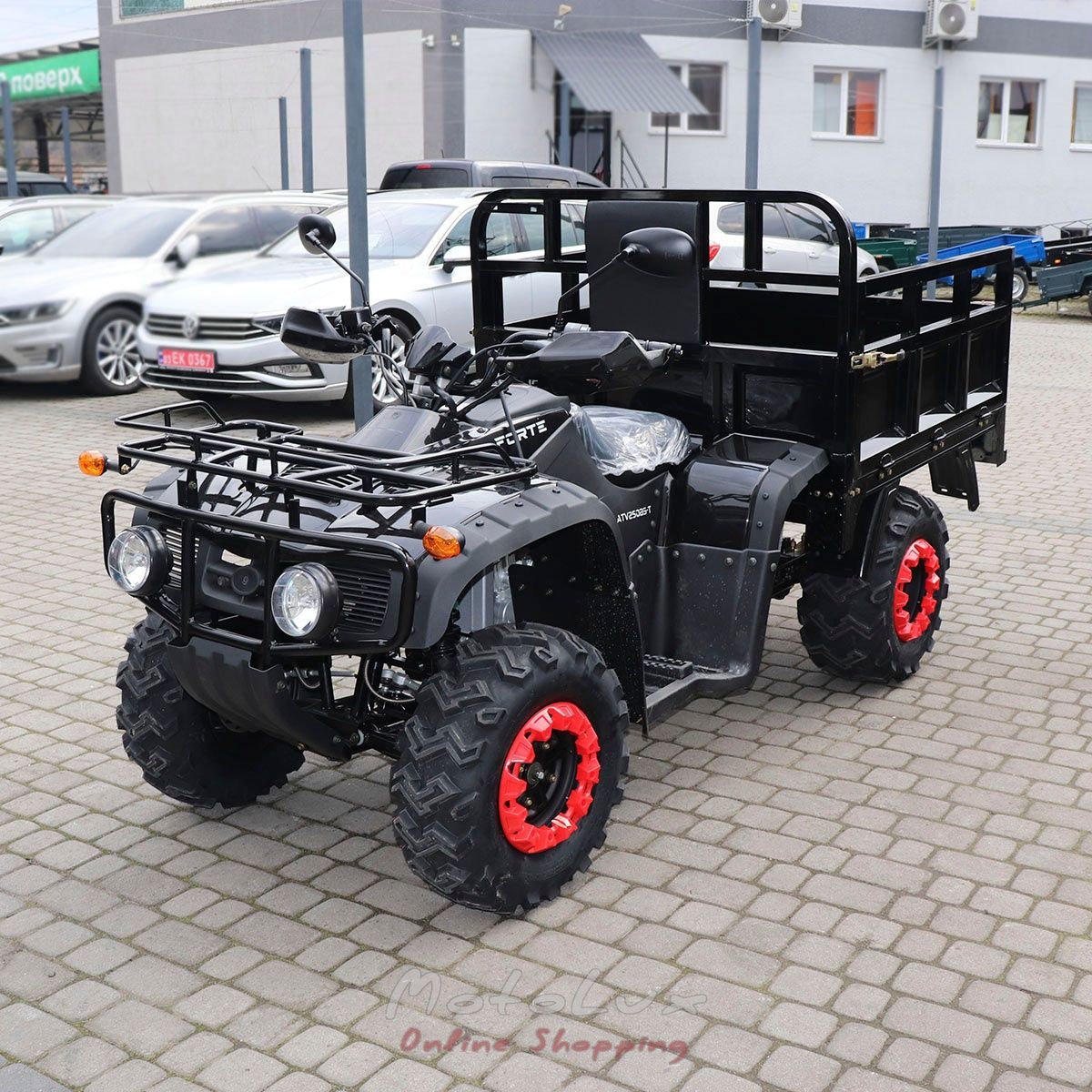 Cargo quad bike Forte ATV 250BS T, black buy for 3 409€ in Ukraine ...