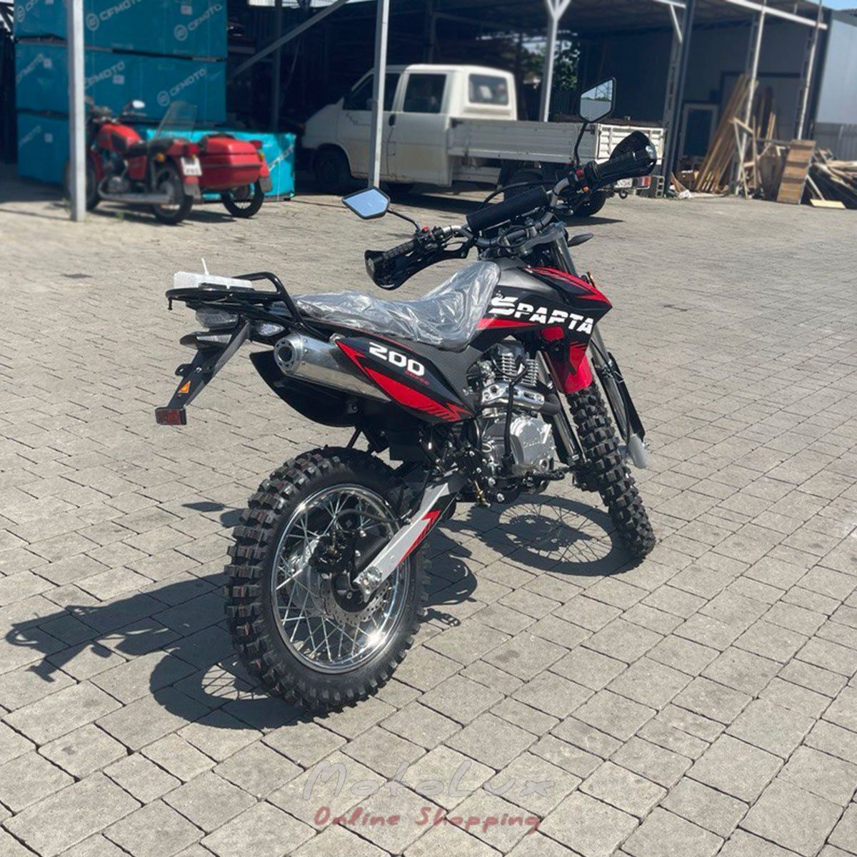 Мотоцикл Sparta Cross 200 — Купити Мотоцикл Sparta Cross 200, червоний ...