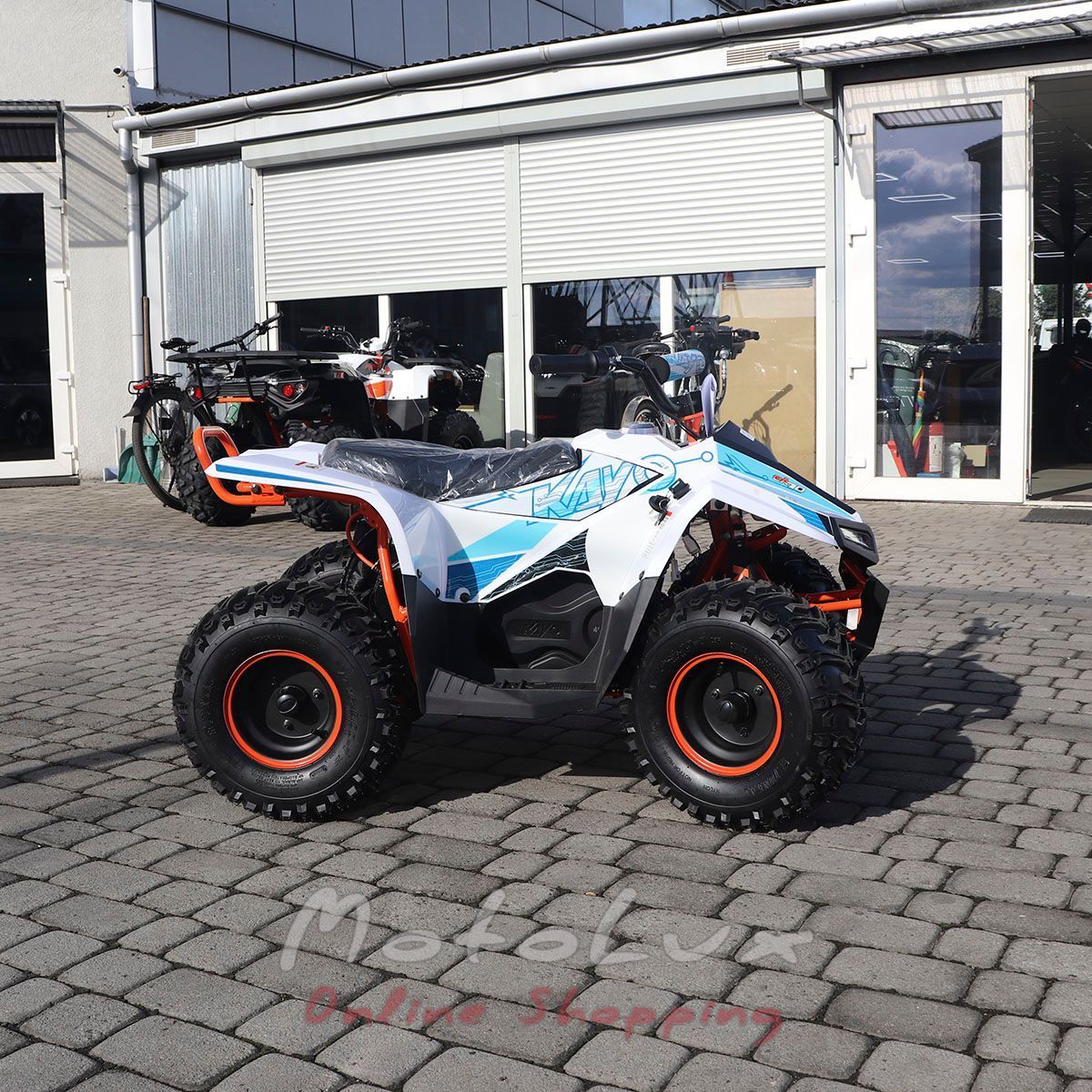 Kayo EA70 electric quad bike, white with blue buy for 982€ in Ukraine ...